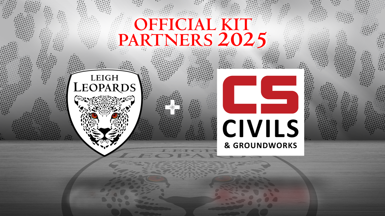 CS Civils & Groundworks 2025 Official Kit Partner – Leigh Leopards