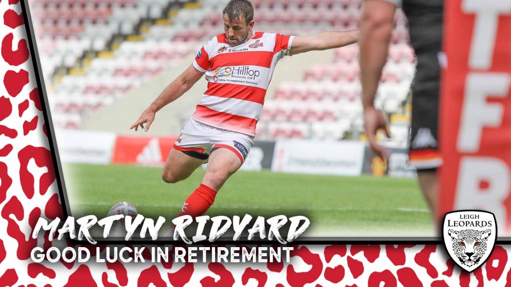 Good Luck in retirement, Martyn Ridyard – Leigh Leopards